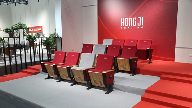 Luxury VIP Auditorium Seating with Wooden Armrest And Desk - Buy Luxury ...